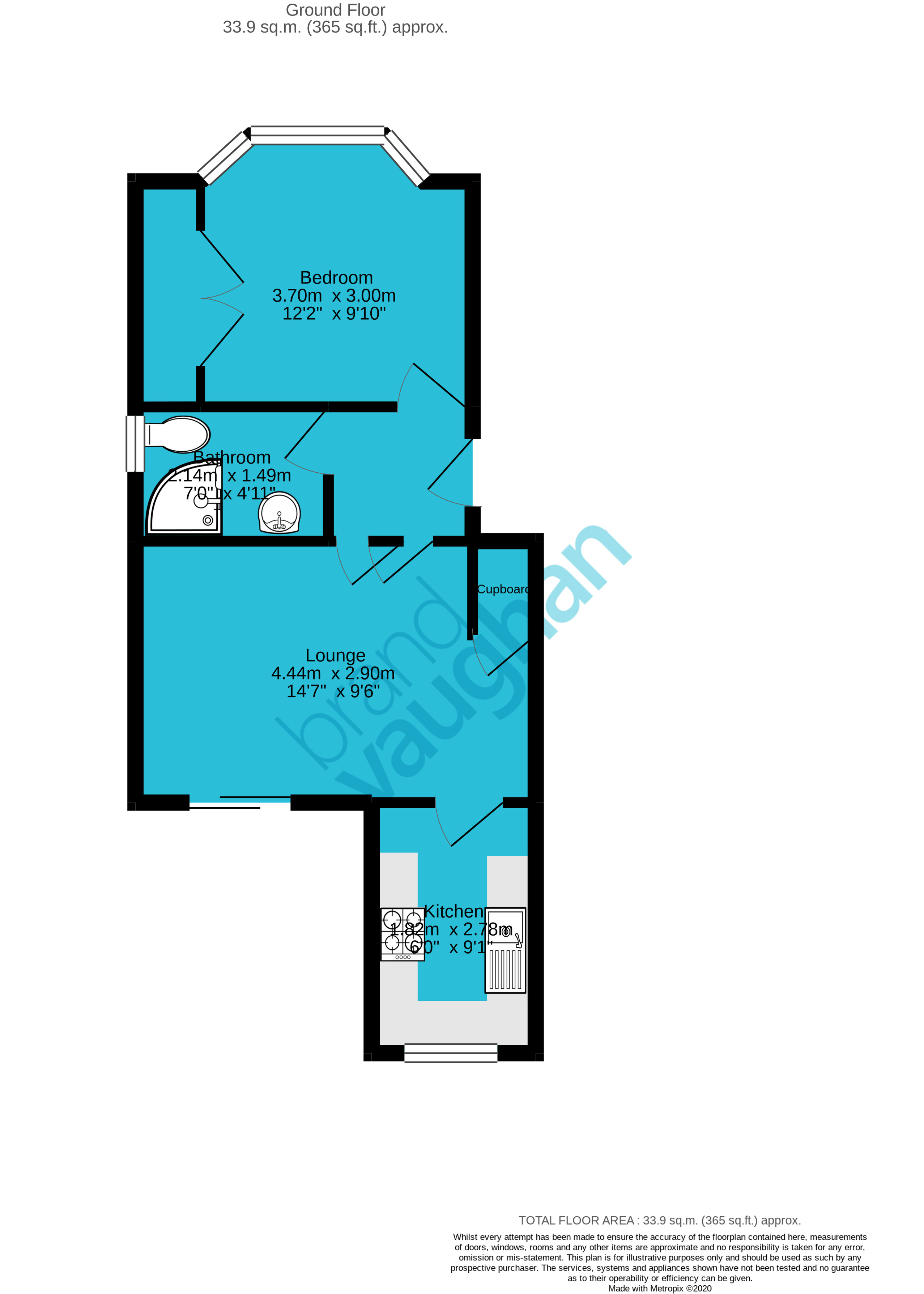 1 bed flat for sale in Beaconsfield Villas, Brighton, East Sussex BN1 ...