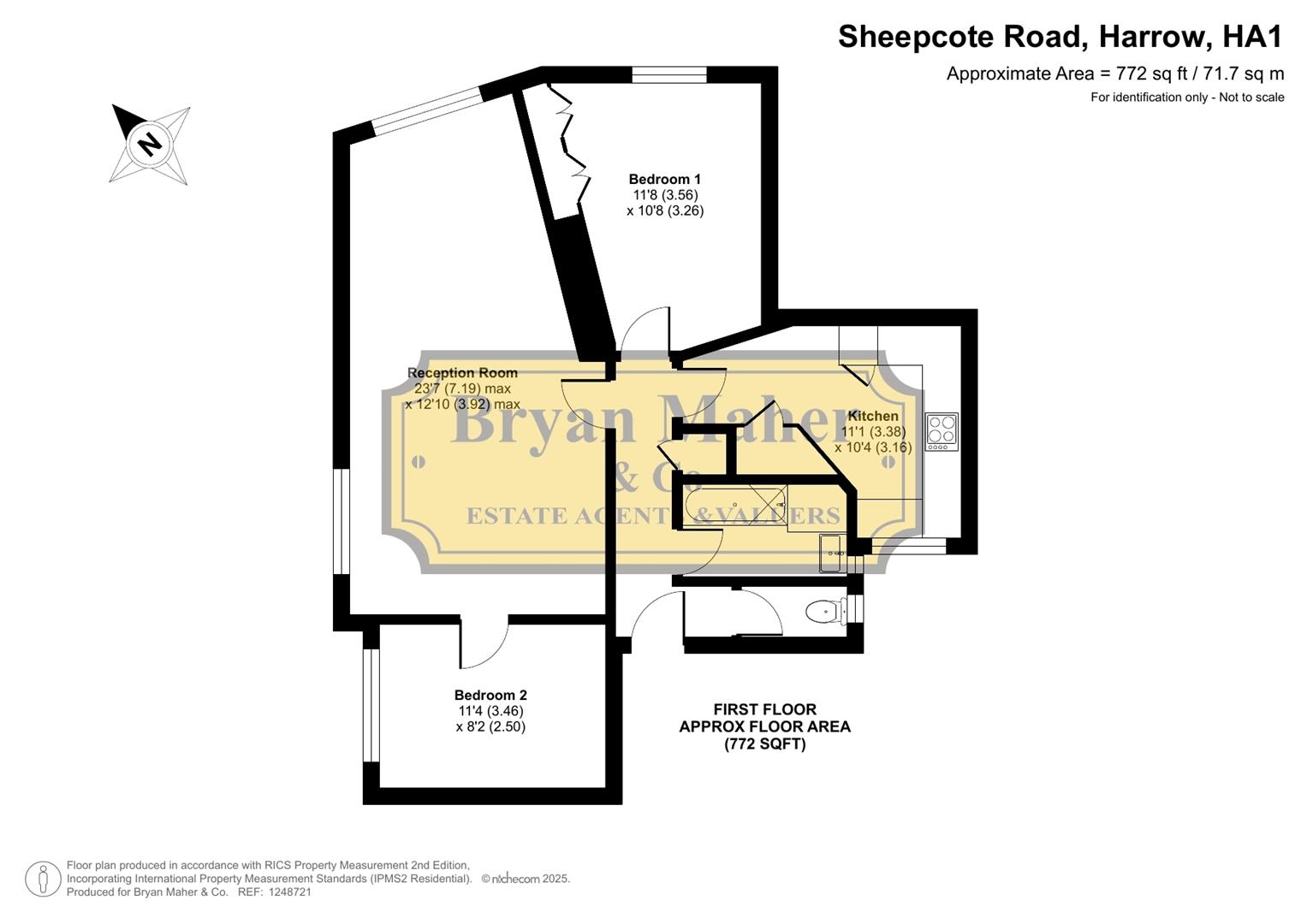 Gayton Court, Sheepcote Road, Harrow HA1, 2 bedroom flat for sale ...
