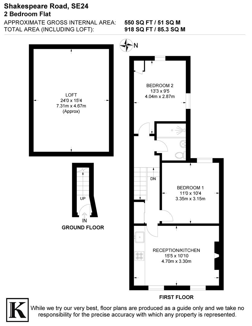 Shakespeare Road, London SE24, 2 bedroom flat for sale - 67347225 ...