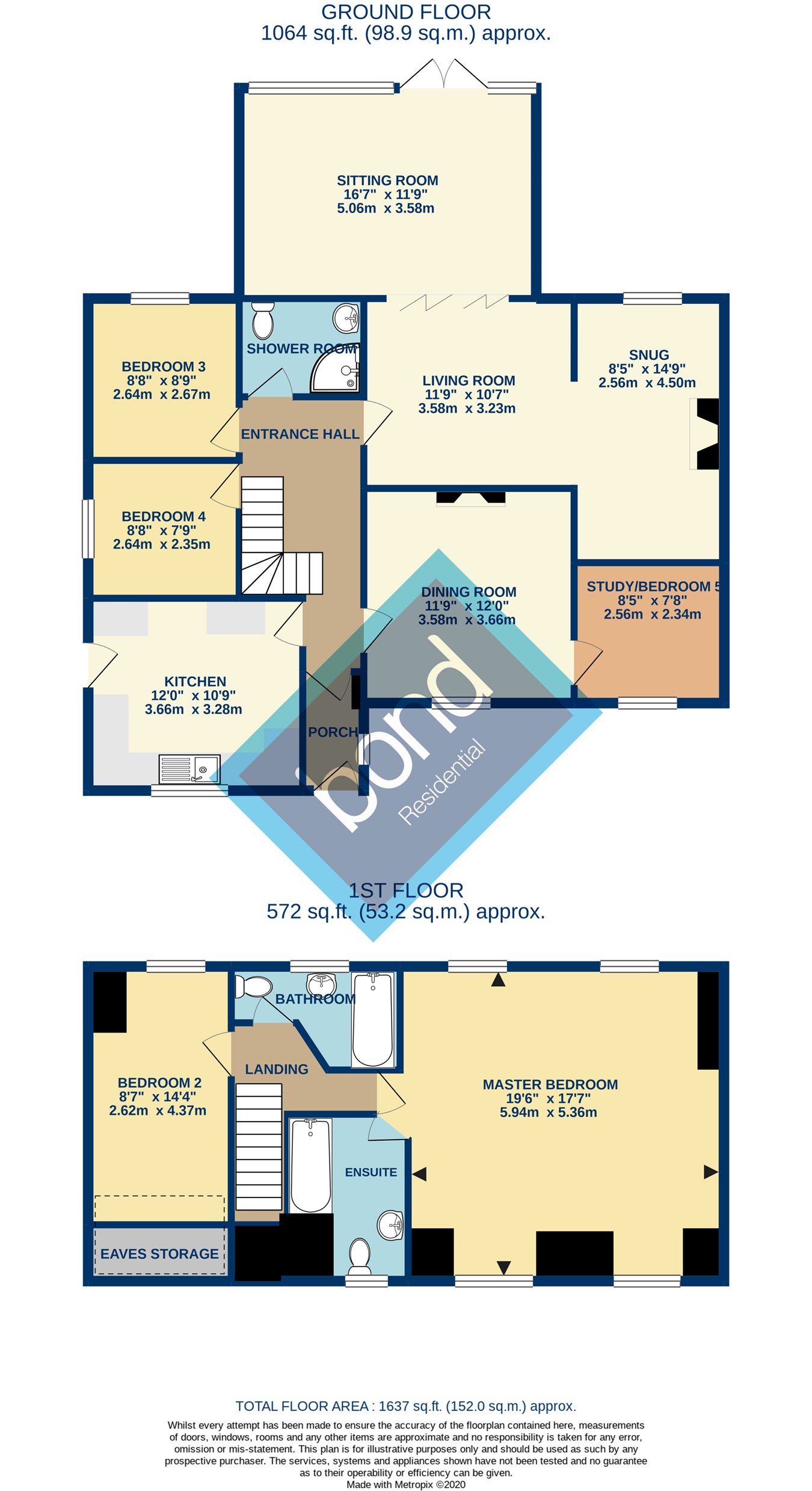 4 bed detached house for sale in Priory Road, Bicknacre CM3 - Zoopla