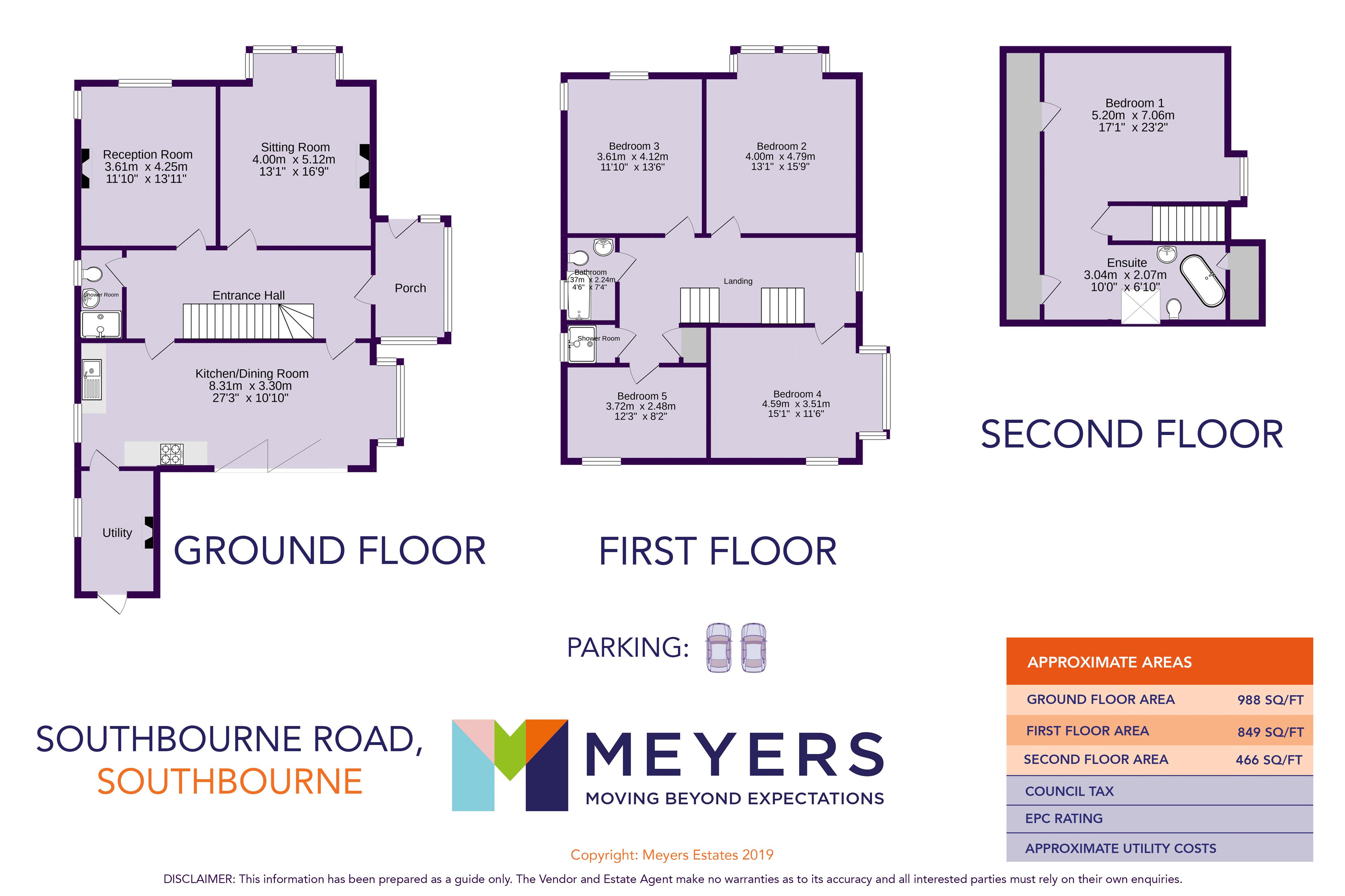 6 bed detached house for sale in Southbourne Road, Southbourne ...