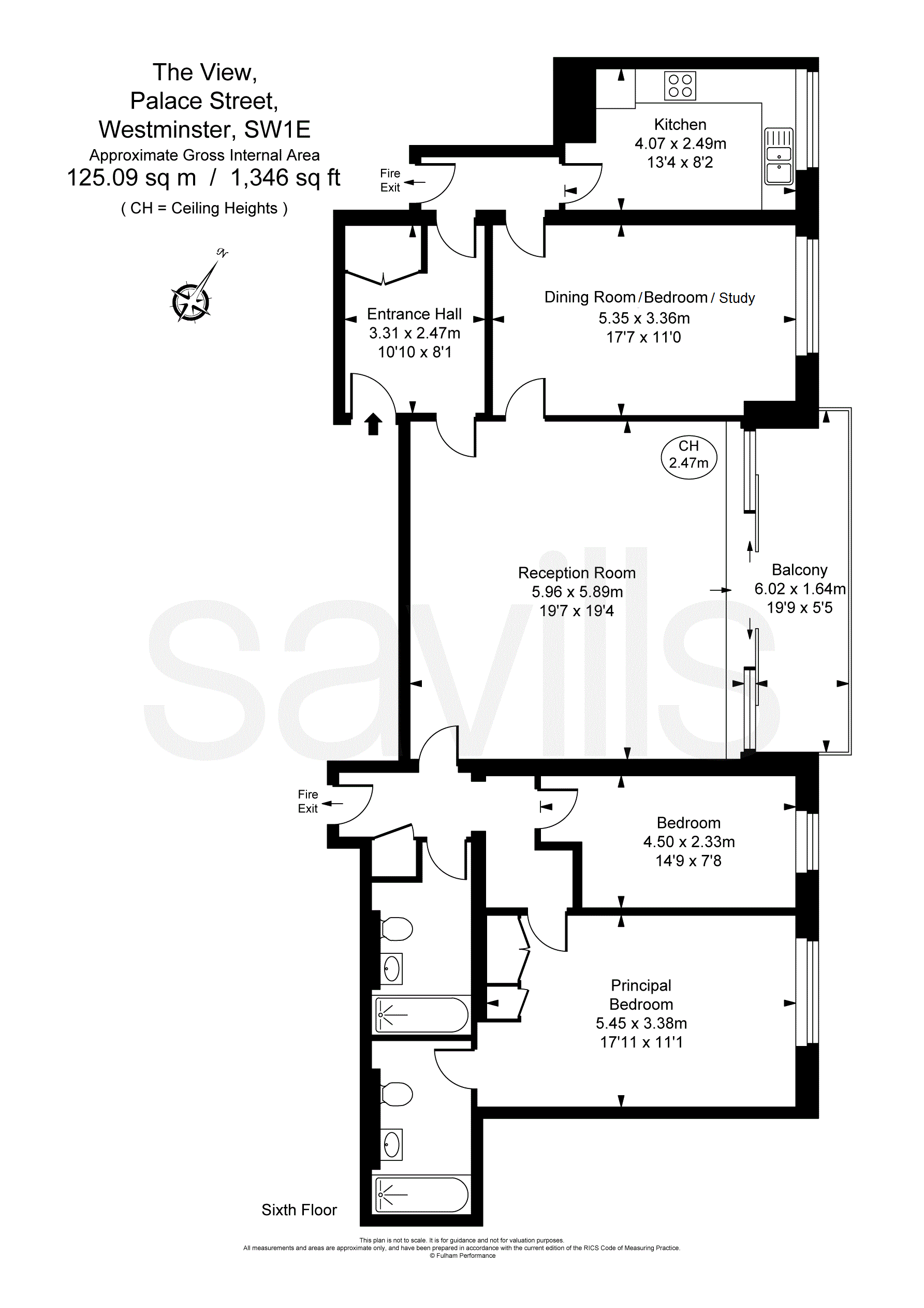 The View, 20 Palace Street, Westminster, London SW1E, 3 bedroom flat to ...