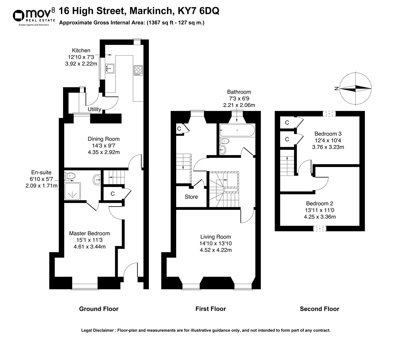 High Street, Markinch, Glenrothes KY7, 3 bedroom town house for sale ...
