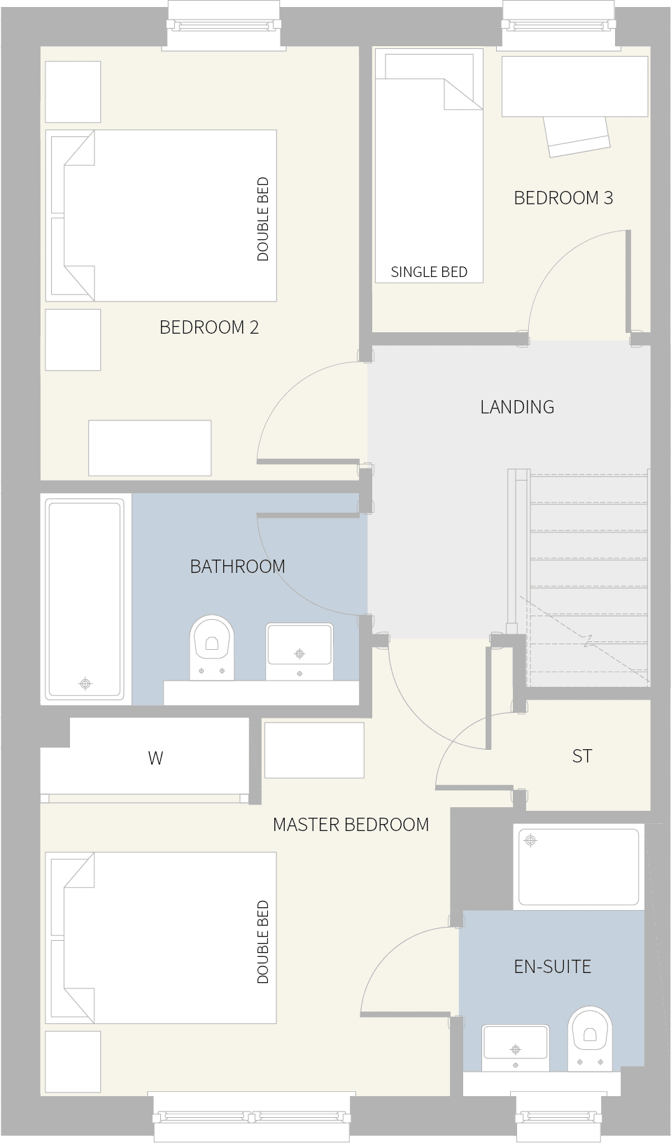 "Alexander" at Great Glen Place, Inverness IV3, 3 bedroom semi-detached ...