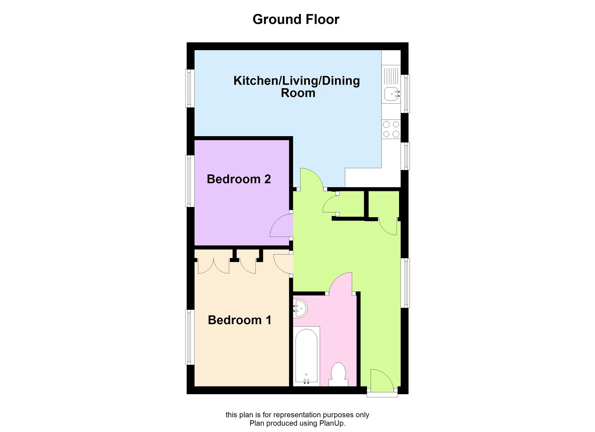 Blaen Bran Close, Pontnewydd, Cwmbran NP44, 2 bedroom flat for sale ...
