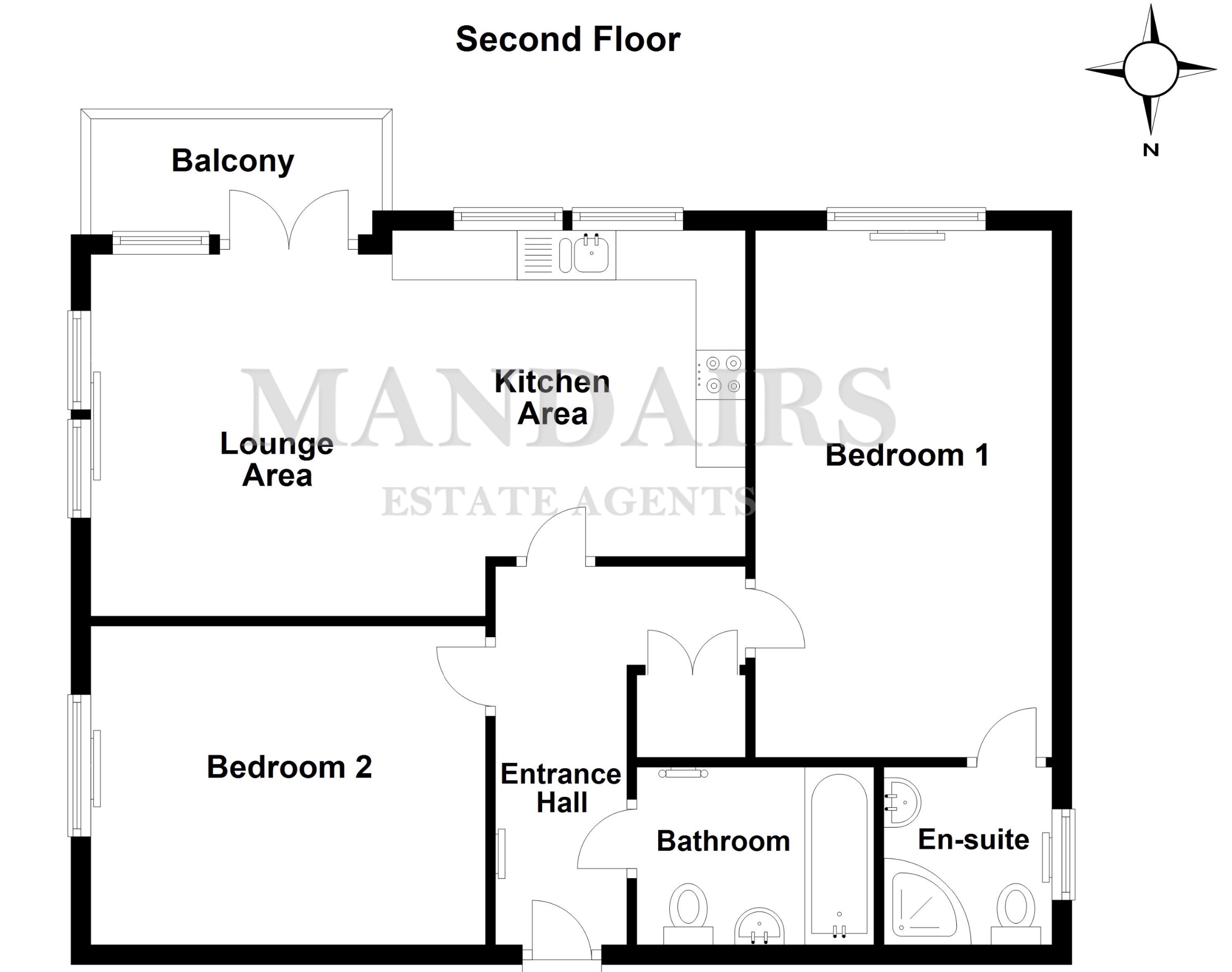 Cubitt Way, Woodston, Peterborough PE2, 2 bedroom flat for sale ...