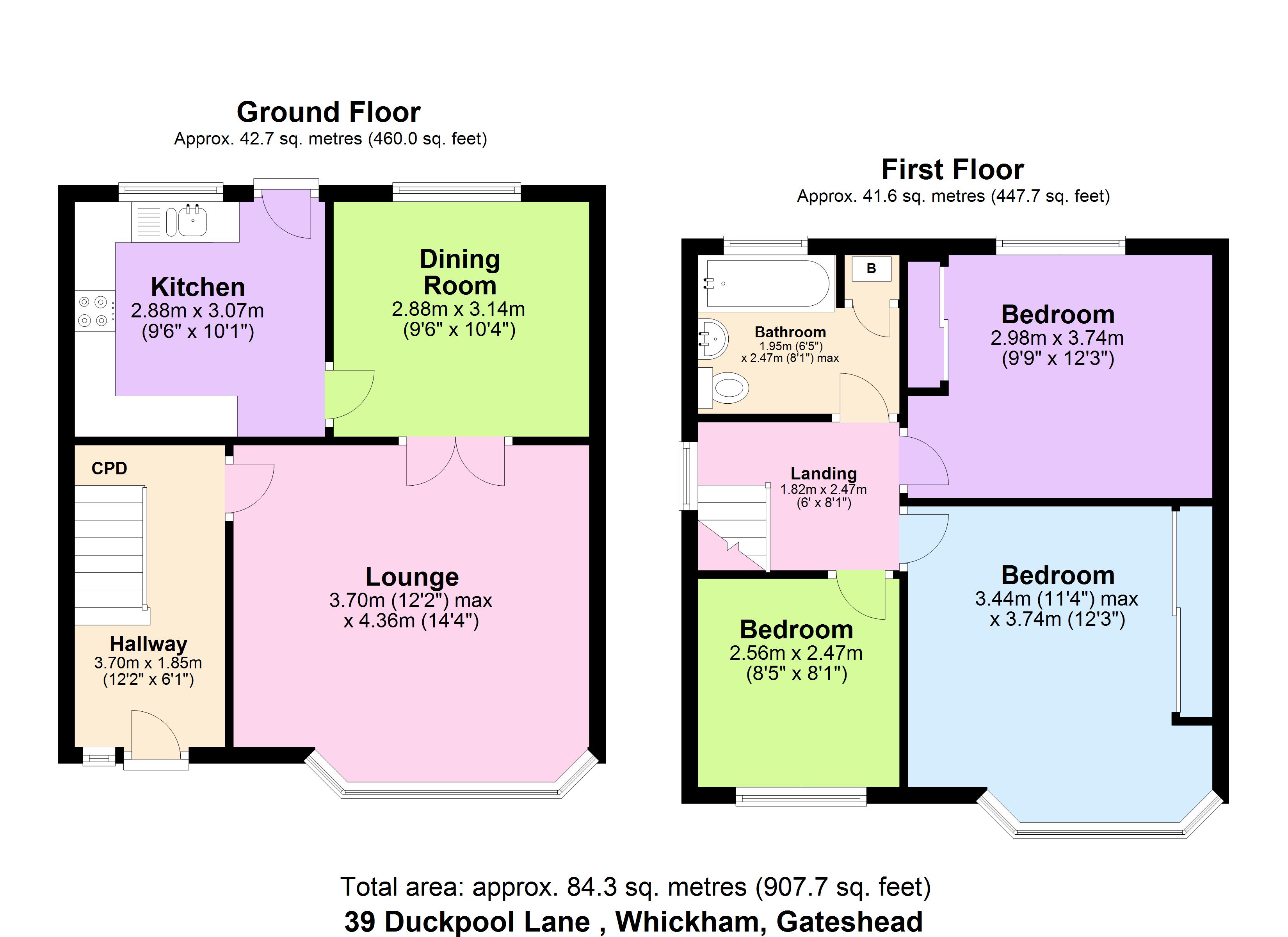 Free property report 39 Duckpool Lane, Whickham Central, Whickham, NE16 ...