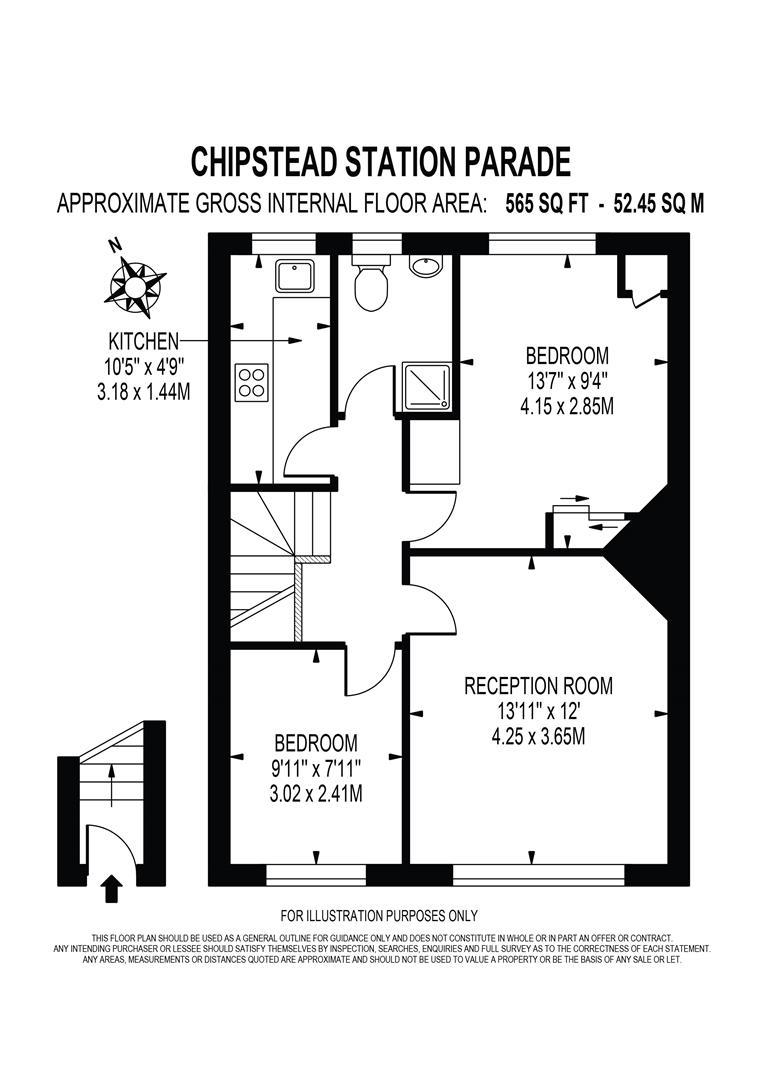 Chipstead Station Parade, Chipstead, Coulsdon CR5, 2 bedroom maisonette ...