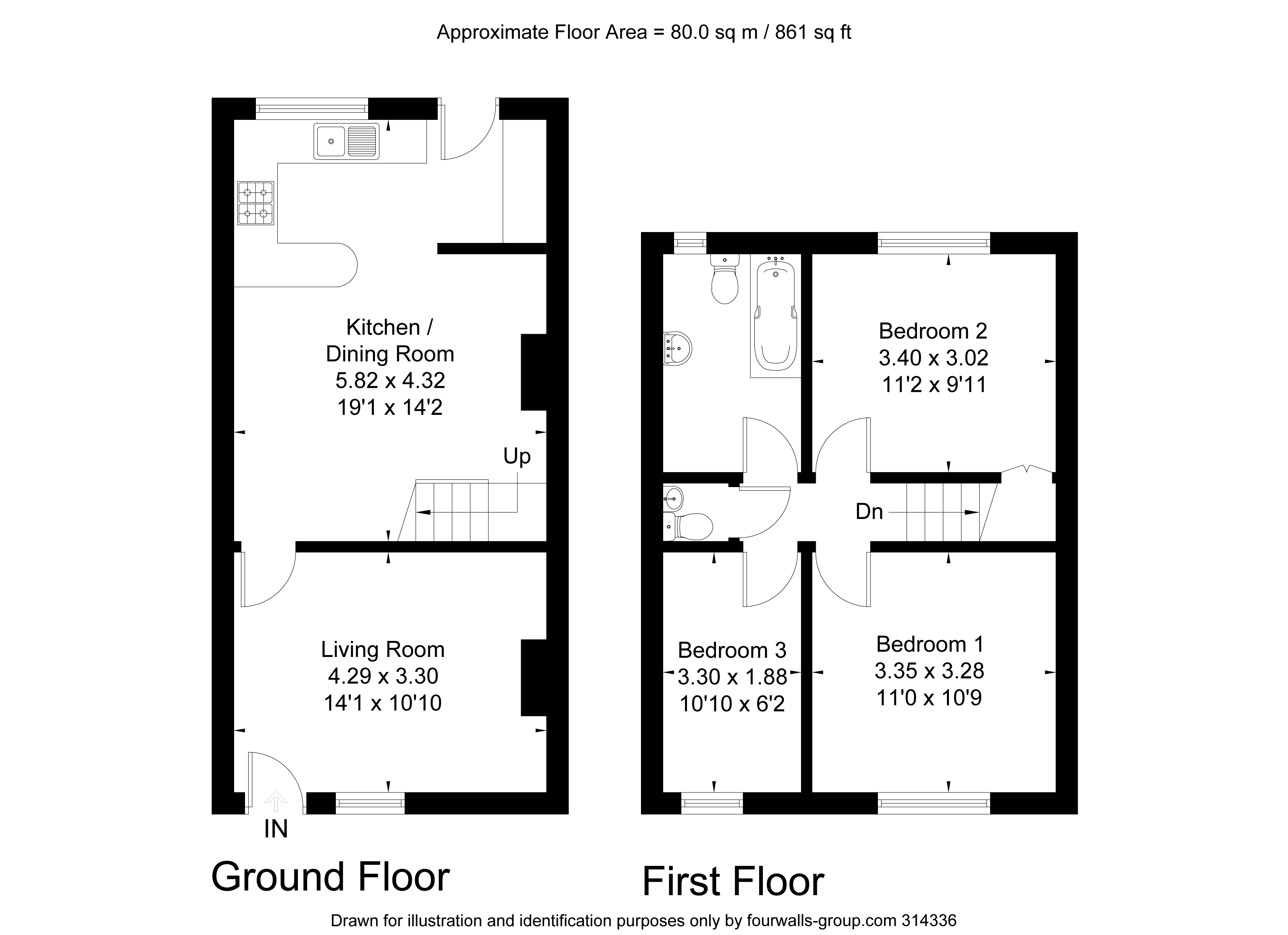 Enborne Place, Newbury RG14, 3 bedroom terraced house for sale ...