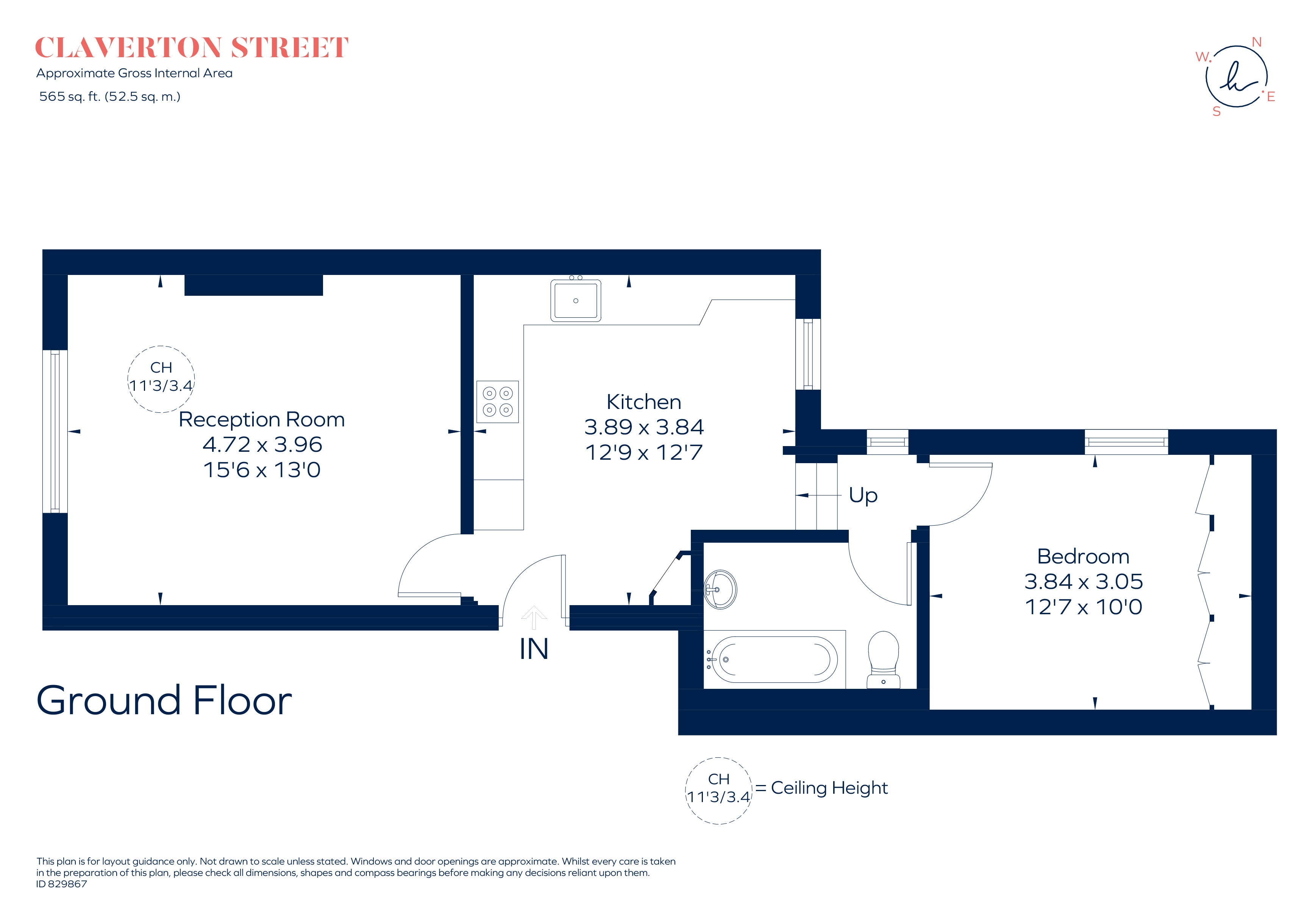 Claverton Street, London SW1V, 1 bedroom flat for sale - 60732052 ...
