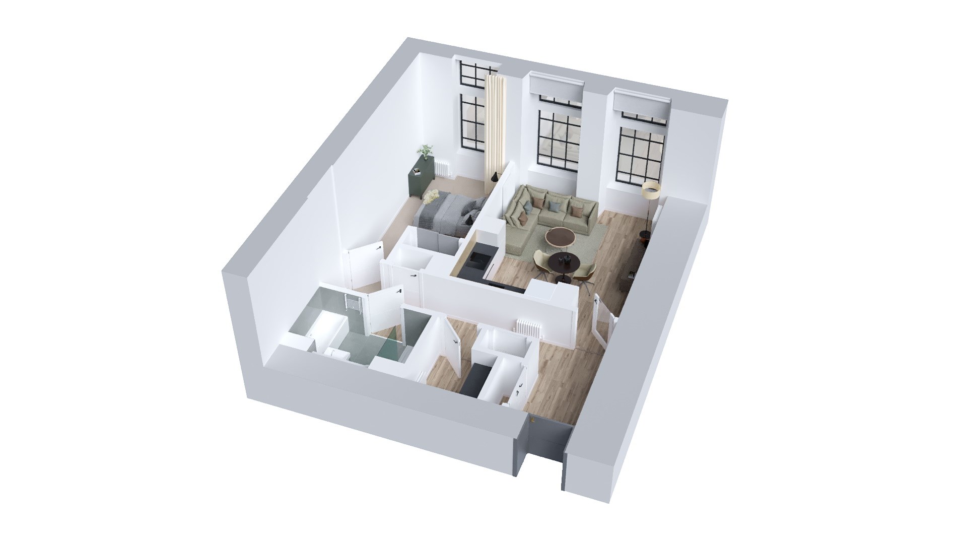 "David Stow 329" at Jordanhill, Glasgow, 1Pp G13, 1 bedroom flat for ...