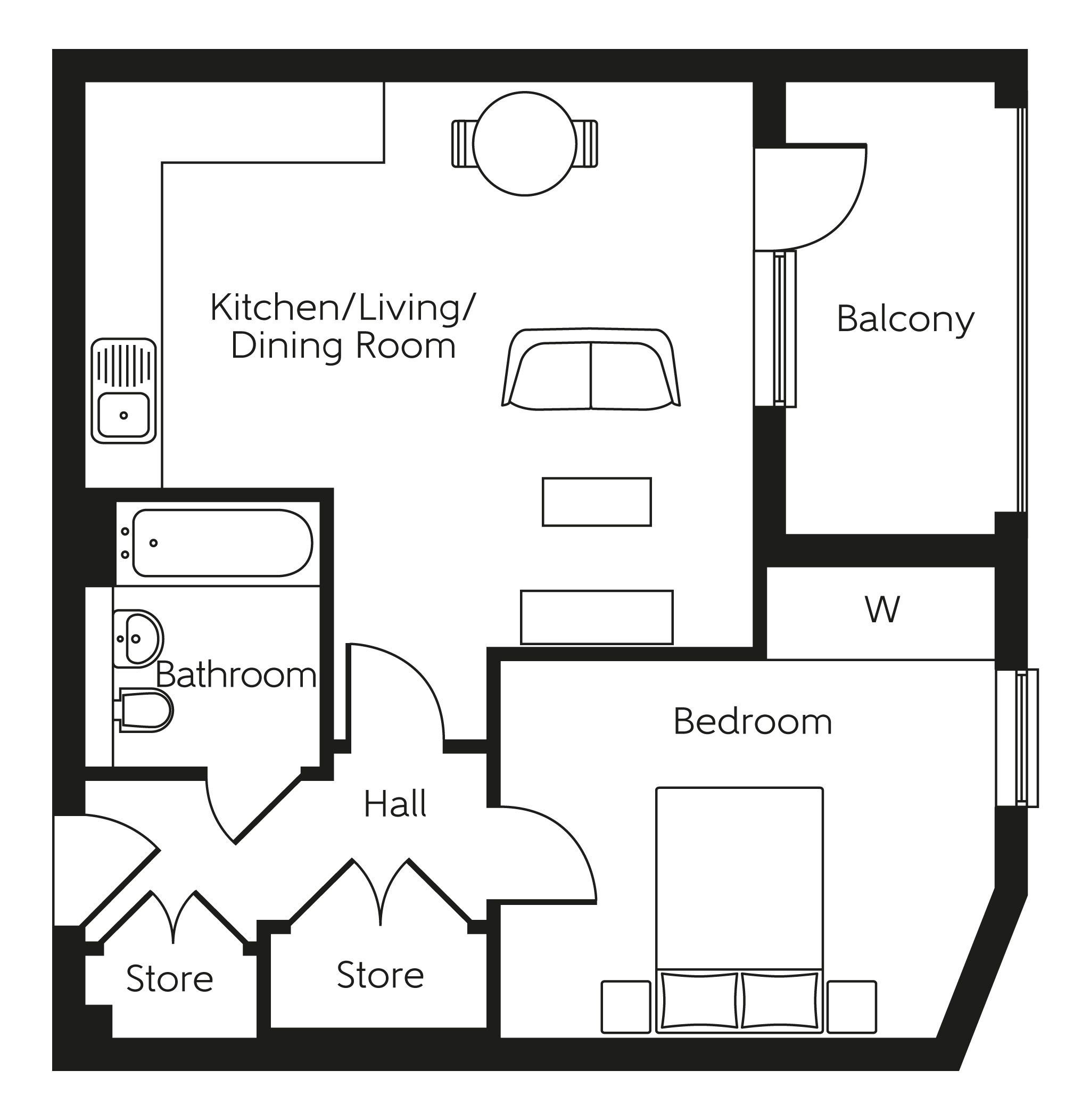 Station Road, Bishop's Stortford CM23, 1 bedroom flat for sale ...