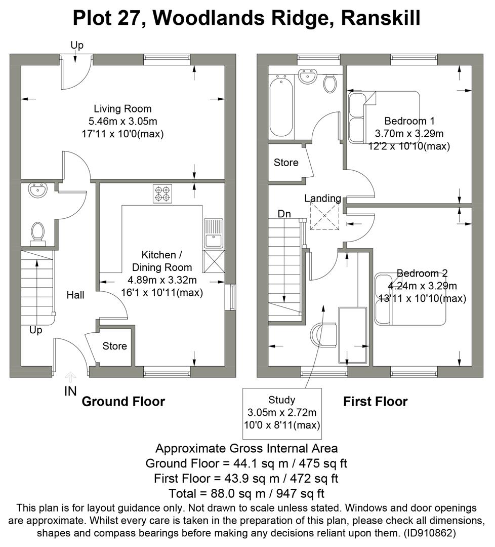 Great North Road, Ranskill, Retford DN22, 3 bedroom town house for sale ...