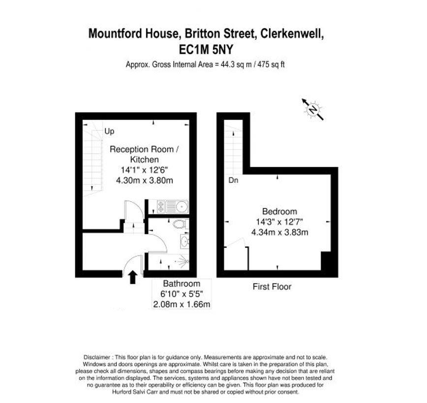 Britton Street, Clerkenwell EC1M, 1 bedroom flat for sale - 67299689 ...