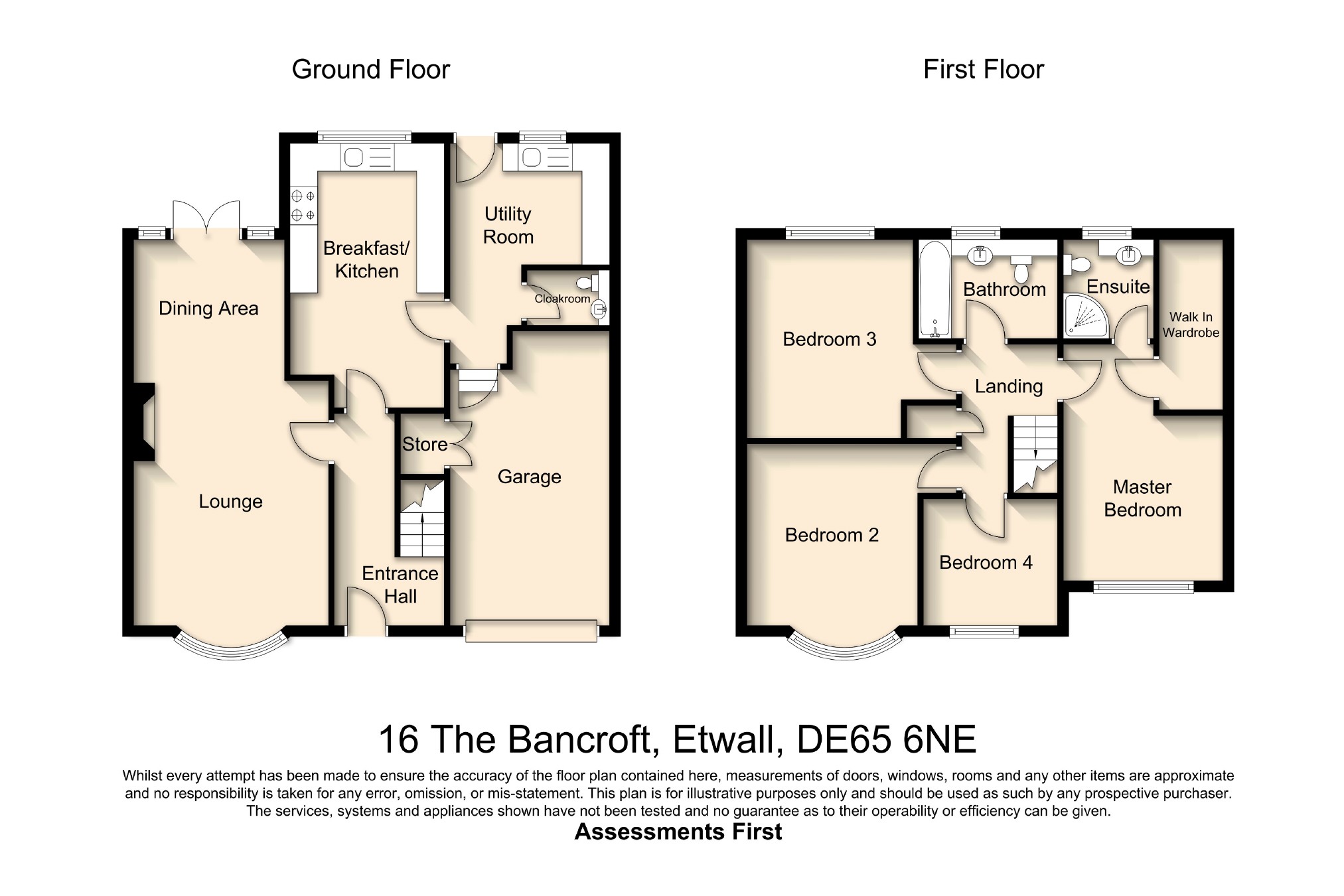 Free property report 16 The Bancroft, Etwall, Derby, DE65 6NE - Chimnie