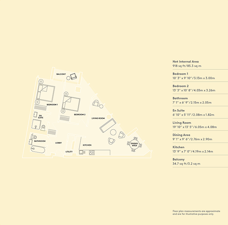 2 bed property for sale in No.2, 10 Cutter Lane, Upper Riverside ...