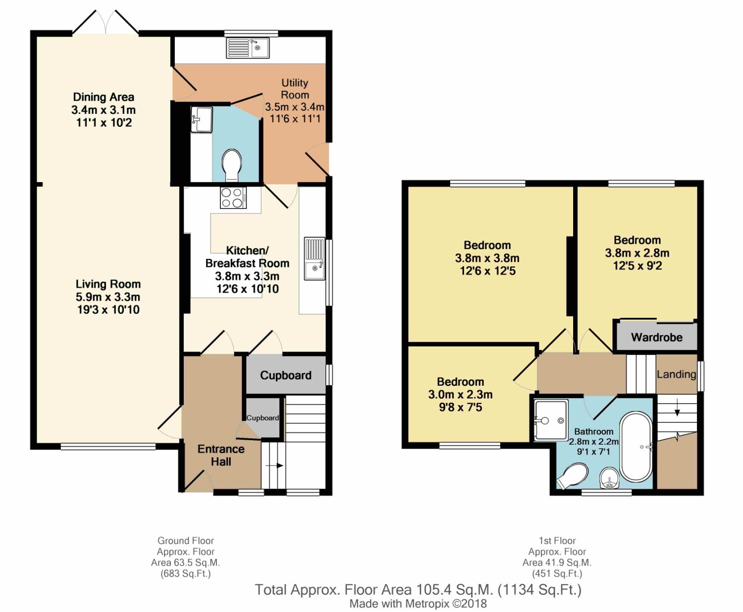 Free property report 11, Turner Drive, Inkersall, Chesterfield, S43 3HD ...