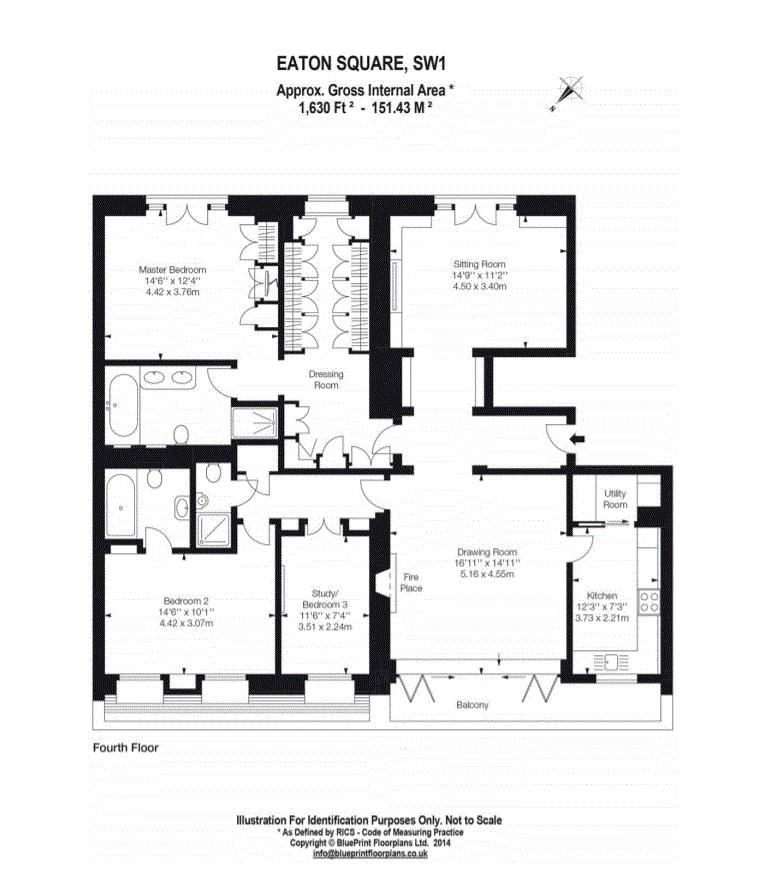 Eaton Square, London SW1W, 3 bedroom flat for sale - 56347791 ...