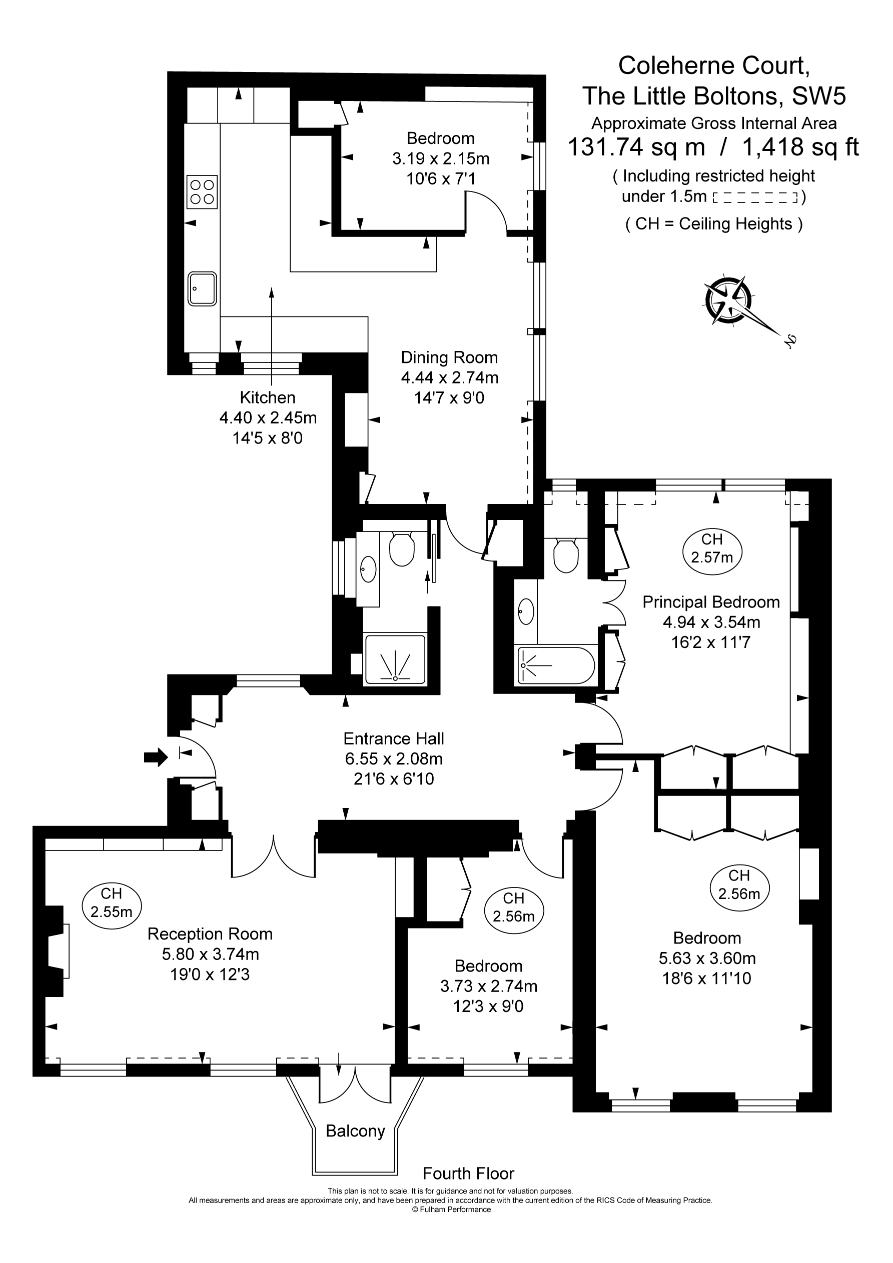 Coleherne Court, The Little Boltons, Chelsea SW5, 4 bedroom flat to ...