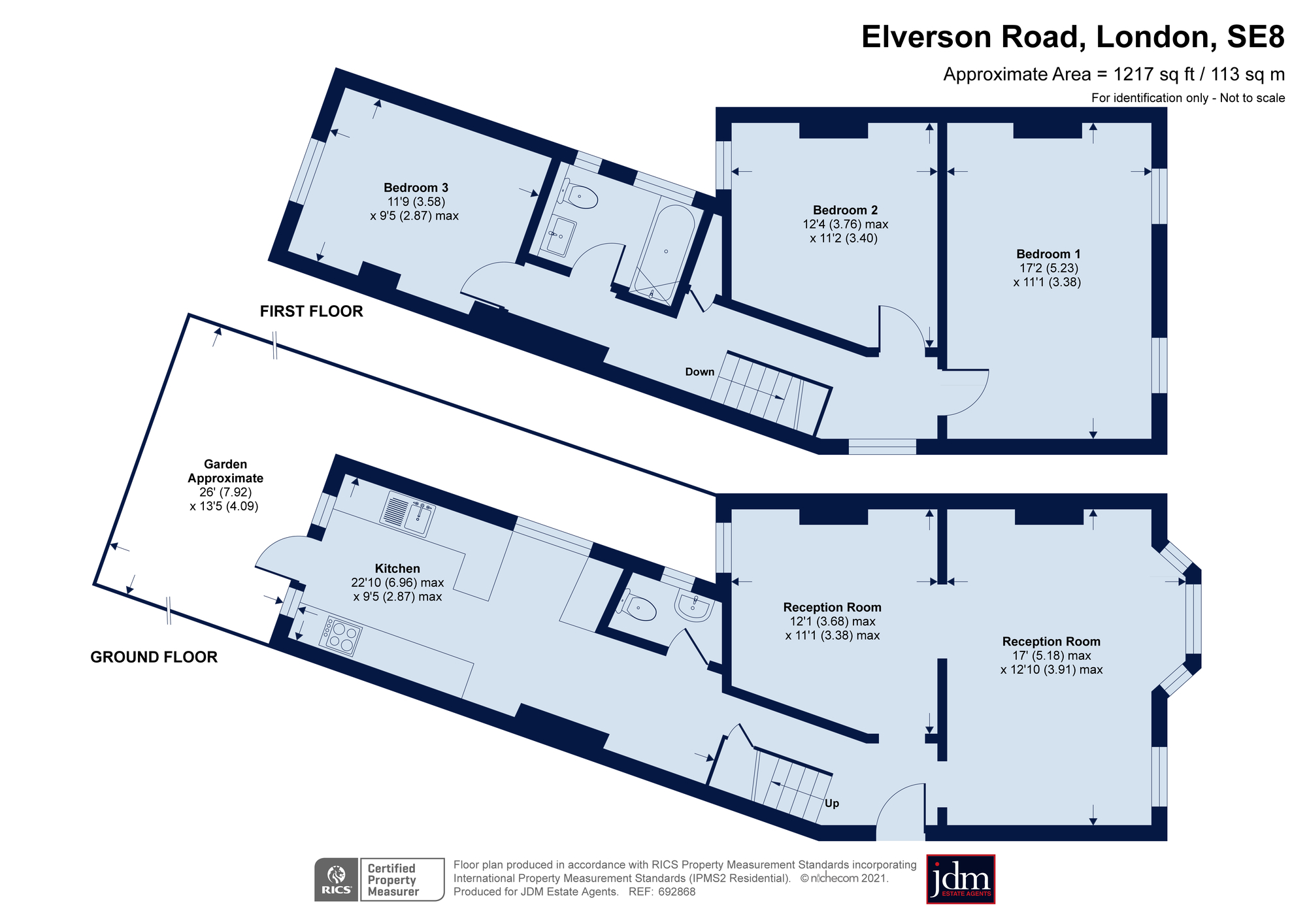 Elverson Road, Lewisham, London SE8, 3 bedroom end terrace house to ...